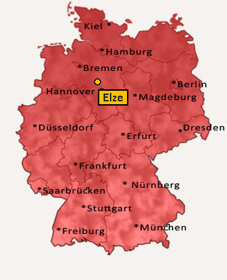 Entfernung Elze (Wedemark Elze)