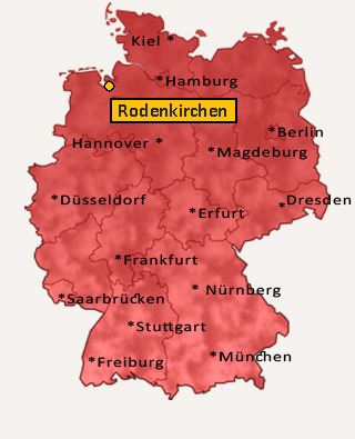 Entfernung Rodenkirchen (Stadland Rodenkirchen)