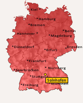 Entfernung Solnhofen
