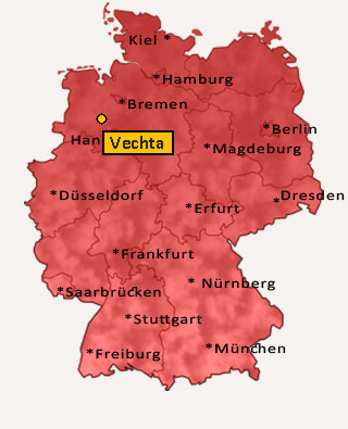 Entfernung Vechta